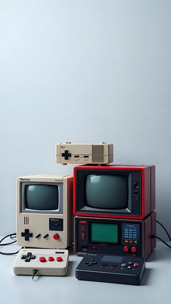 Retro Game Console Wallpaper - Chicswipe