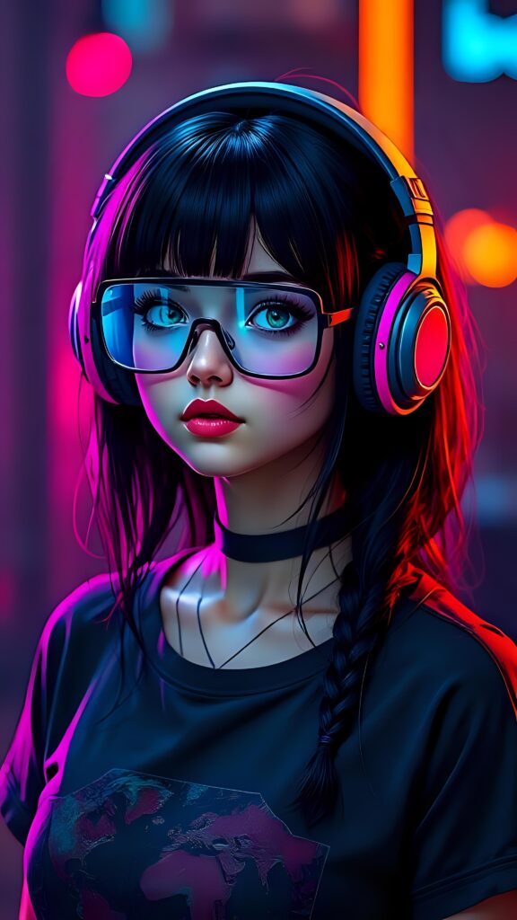 Cute Tech Girl Wallpaper - 4K UHD Wallpapers