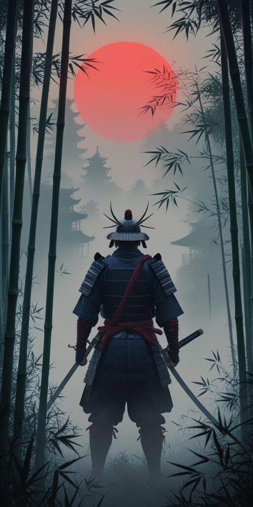 Samurai In Bamboo Forest Wallpaper - 4K UHD Wallpapers