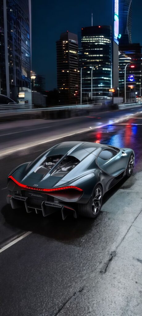 Bugatti Tourbillon Rear View Wallpaper - 4K UHD Wallpapers