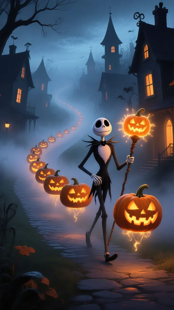 Jack Skellington's Spooky Walk Wallpaper - 4K UHD Wallpapers