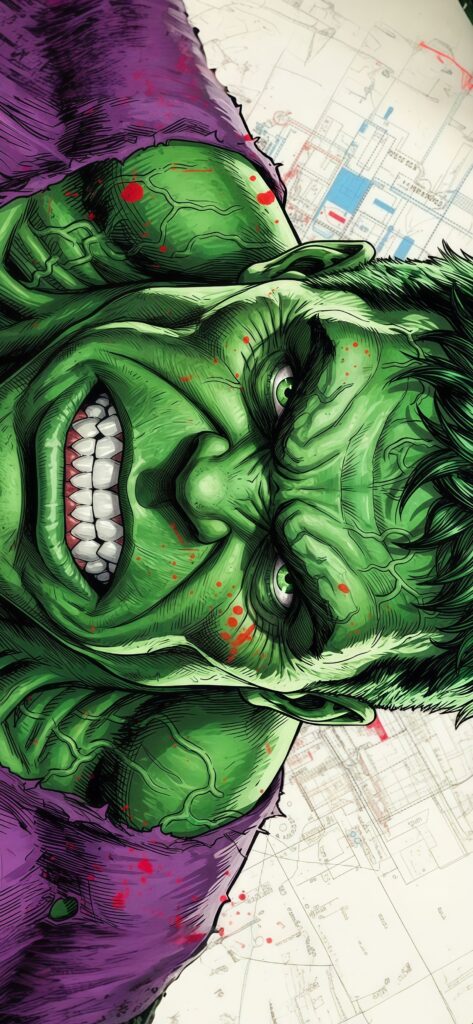 Green Hulk Comic Wallpaper - 4K UHD Wallpapers