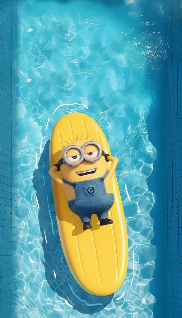 Minion Summer Pool Wallpaper - 4K UHD Wallpapers