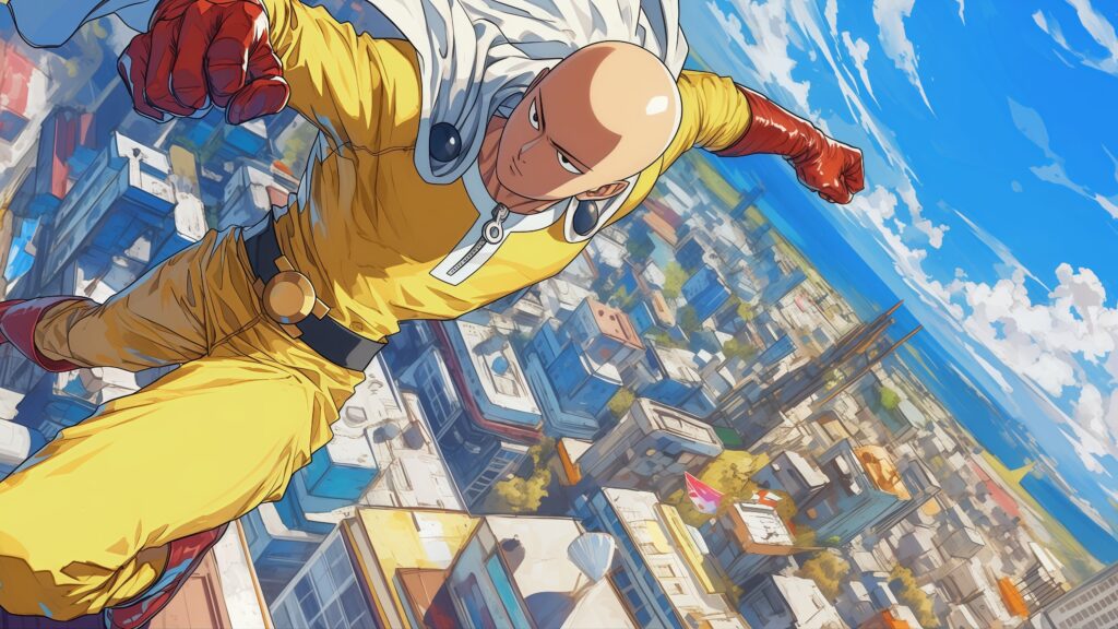 One Punch Man Saitama 4K Desktop Wallpaper - 4K UHD Wallpapers